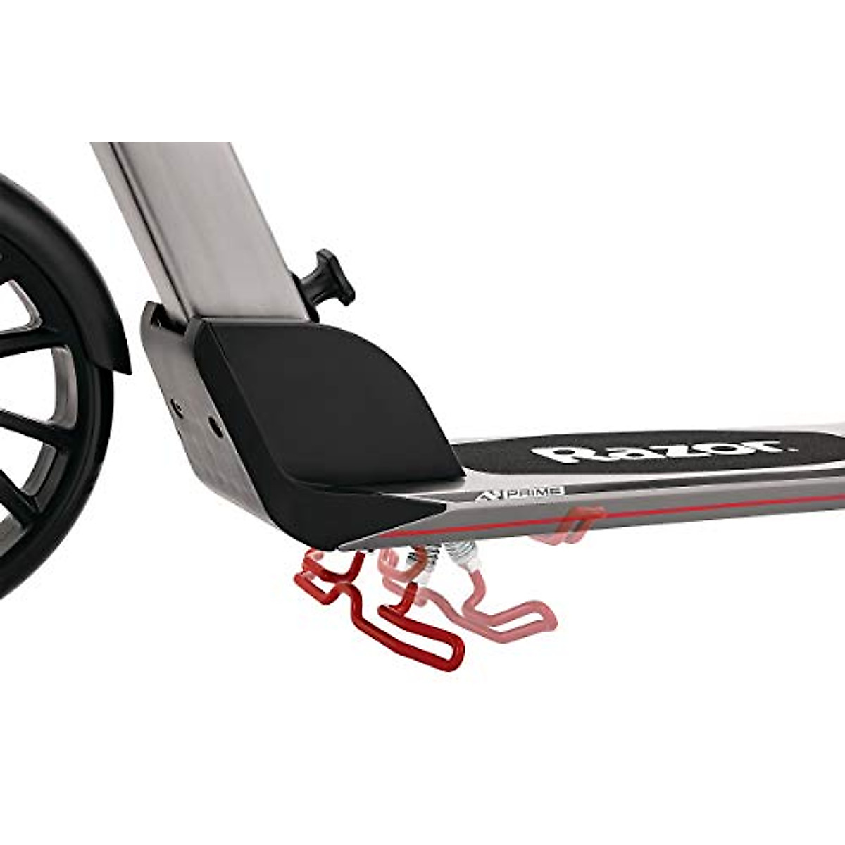 Razor A5 Prime Kick Scooter for Kids Ages 8+ - Extra-Large Deck, 8" Urethane Wheels, Anodized Aluminum Frame, Anti-Rattle Technology, For Riders Up to 220 lbs