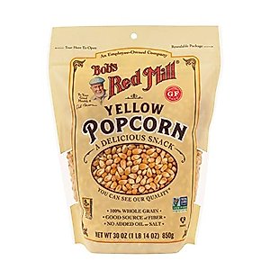 Bob's Red Mill Whole Yellow Popcorn, 30 Oz