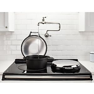 KOHLER 99270-VS Artifacts Wall-Mount Pot Filler, Pot Filler Faucet, Kitchen Sink Pot Filler Faucets, Vibrant Stainless