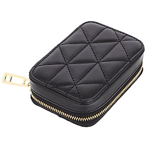 SOIMISS Small Makeup Bag Outdoor Makeup Pouch Lipstick Lip Case Cosmetic Organizer Purse with Mirror for Women