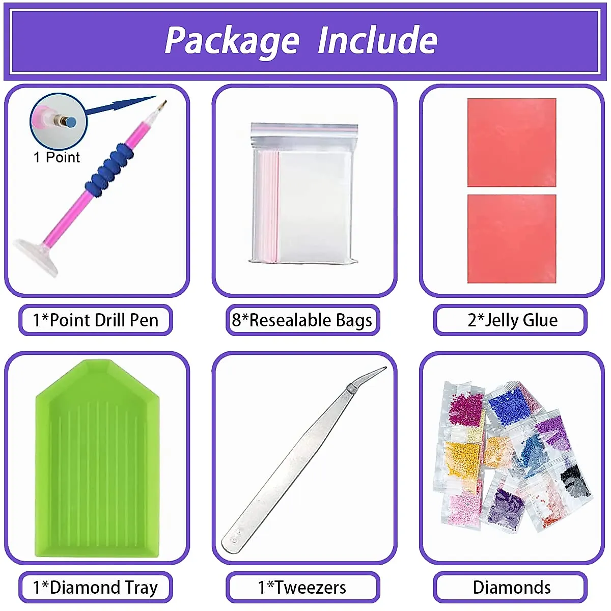 DIY 5D Diamond Painting by Number Kits, Crystal Rhinestone Diamond Embroidery Paintings Pictures Arts Craft for Home Wall Decor (Castle, 12x16inch)