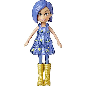 Polly Pocket Travel Toy with 3-inch Doll and 18 Accessories, Puppy and Star-Themed Fashion Pack Playset