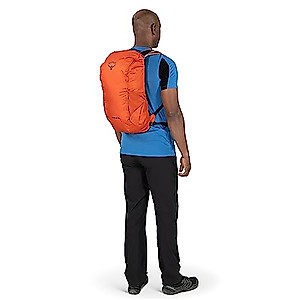 Osprey Skarab 18L Men's Hiking Backpack with Hydraulics Reservoir, Tundra Green, One Size