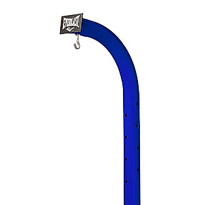 Everlast 100 Pound Capacity Punching Bag Stand Workout Equipment for Kickboxing, Boxing, and MMA Training with 3 Plate Pegs, Blue