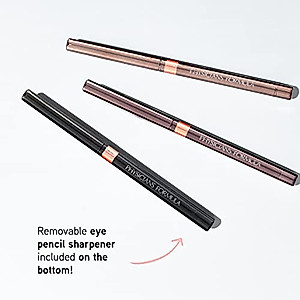 Physicians Formula Shimmer Eyeliner Pencil Set Of 3, Black, Dark Brown, Brown, Custom Eye Enhancing Eyeliner Trio, Dermatologist Approved
