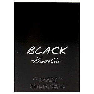 Kenneth Cole Black Eau de Toilette Body Spray Cologne for Men, 3.4 Fl. Oz.