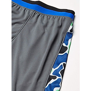 Under Armour Stunt Novelty Workout Gym Short, Pitch Gray (012)/Black, Youth Large