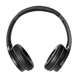 Audio-Technica ATH-S220BTBK Wireless On Ear Headphones, Black