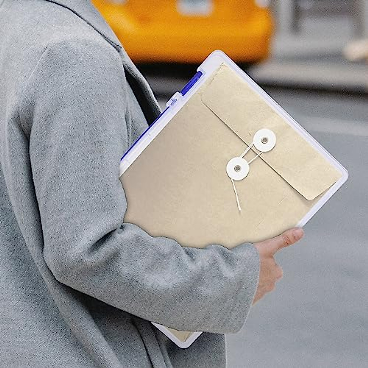 Cabilock Office Accessories Tabletop Accessories Organizer Clear Paper Desktop Accessories Desk for Office Book Accessories Tabletop Organizer Multifunction Office Paper Pp A4