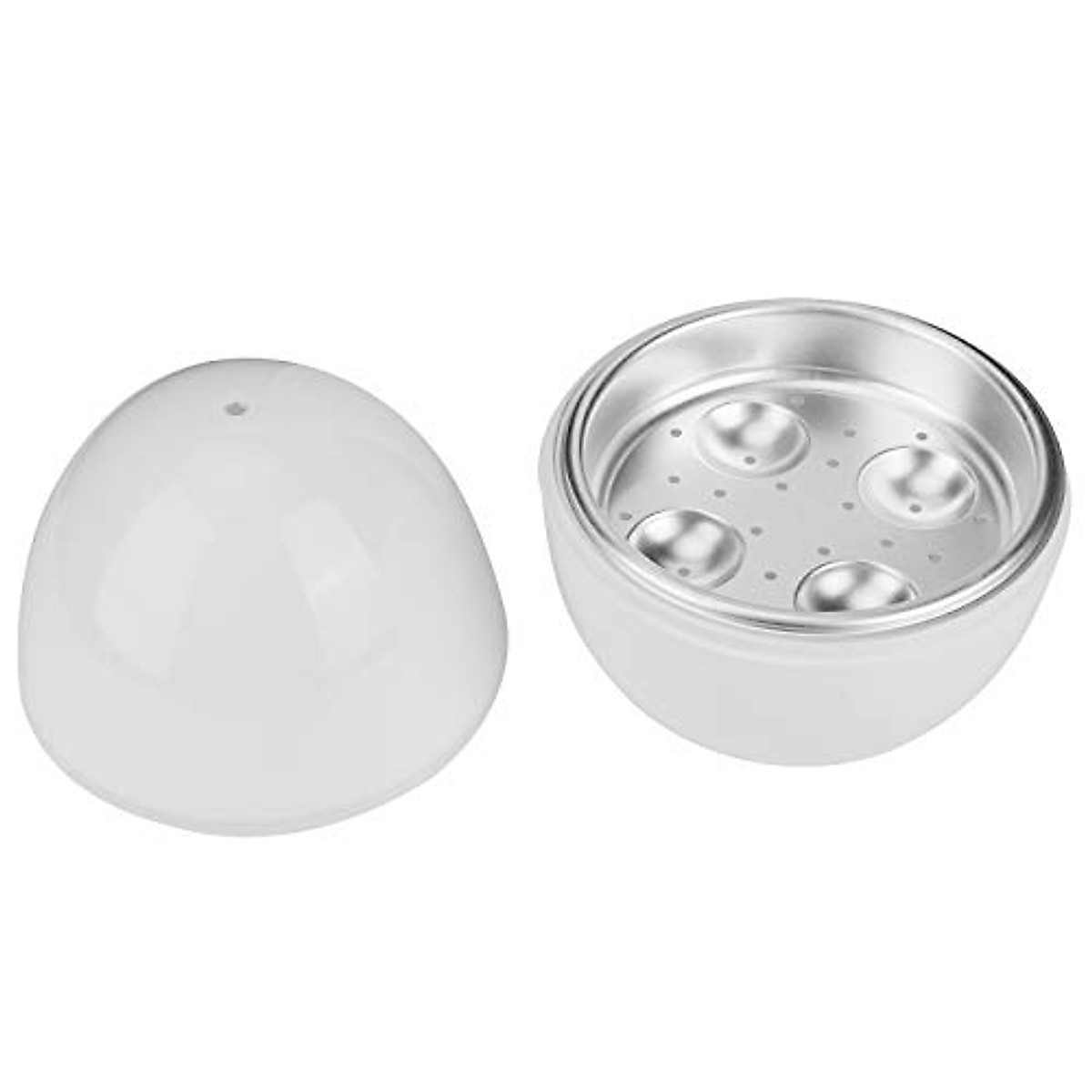 Microwave Steamer for 4 Eggs and Electric Egg Boiler Quick and Poacher,Egg Boiler, Egg Molds for Home Kitchen Utensils Kitchen Accessory