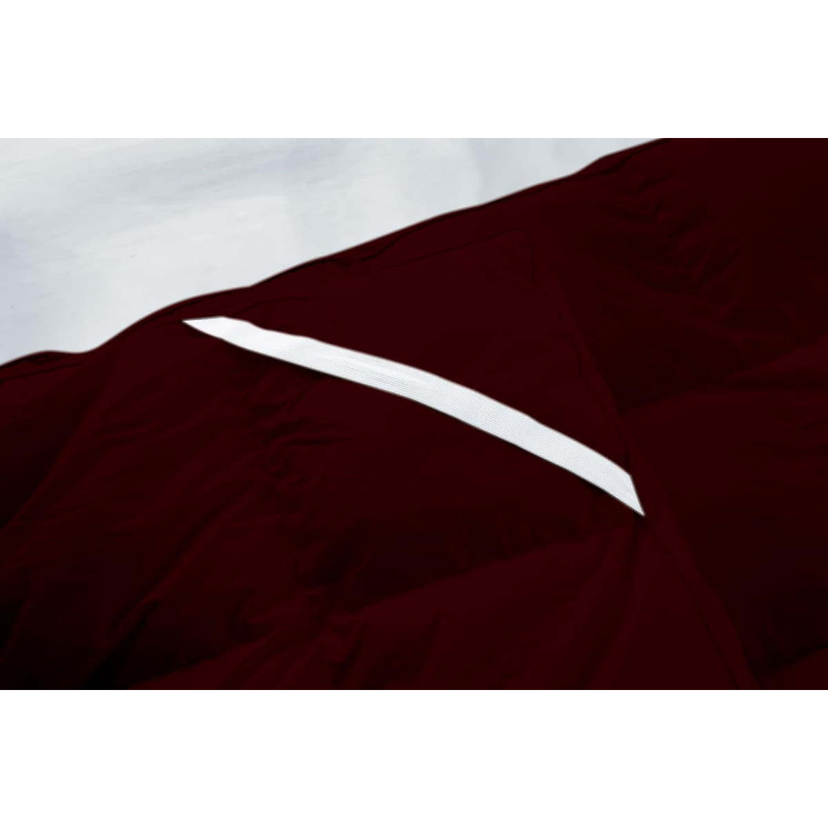 Full Size- 1 Piece 800 GSM Down Alternative 2 Inch Thick Upto 15" Deep Pocket Fluffy Mattress-Topper Protector for Extra Soft Comfortable Sleep for All Season- Full(54X75 Inche), Burgundy