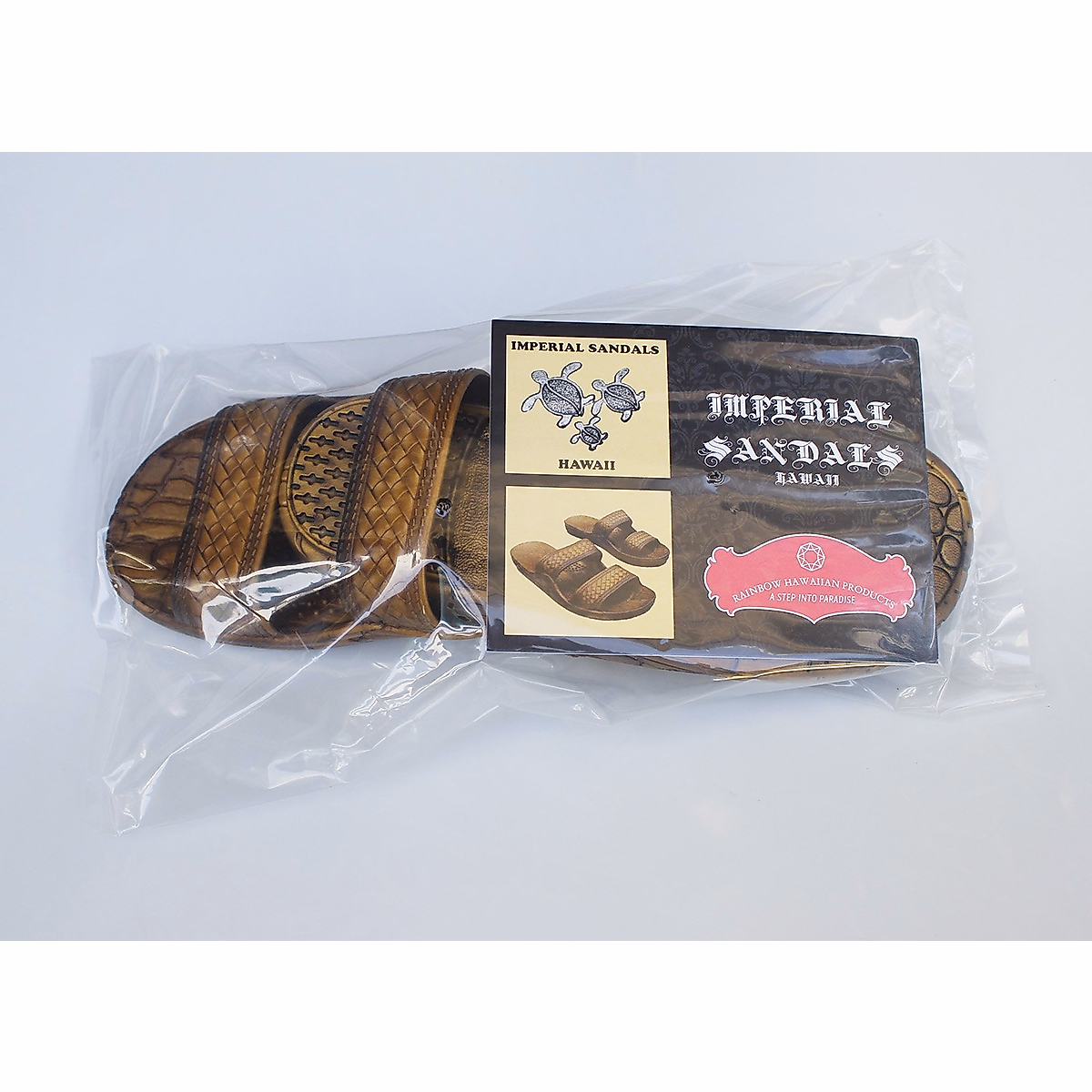 Hawaii Brown and Black Jesus sandals for Kids.(These kid sandals run 2 sizes smaller than US kid sizes) (Kid 3, Brown)