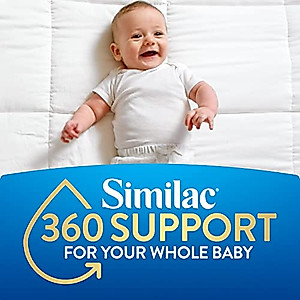 Similac 360 Total Care Infant Formula with 5 HMO Prebiotics, Our Closest Formula to Breast Milk, Non-GMO, Baby Formula, Ready-to-Feed 32-fl-oz Bottle (Case of 6)
