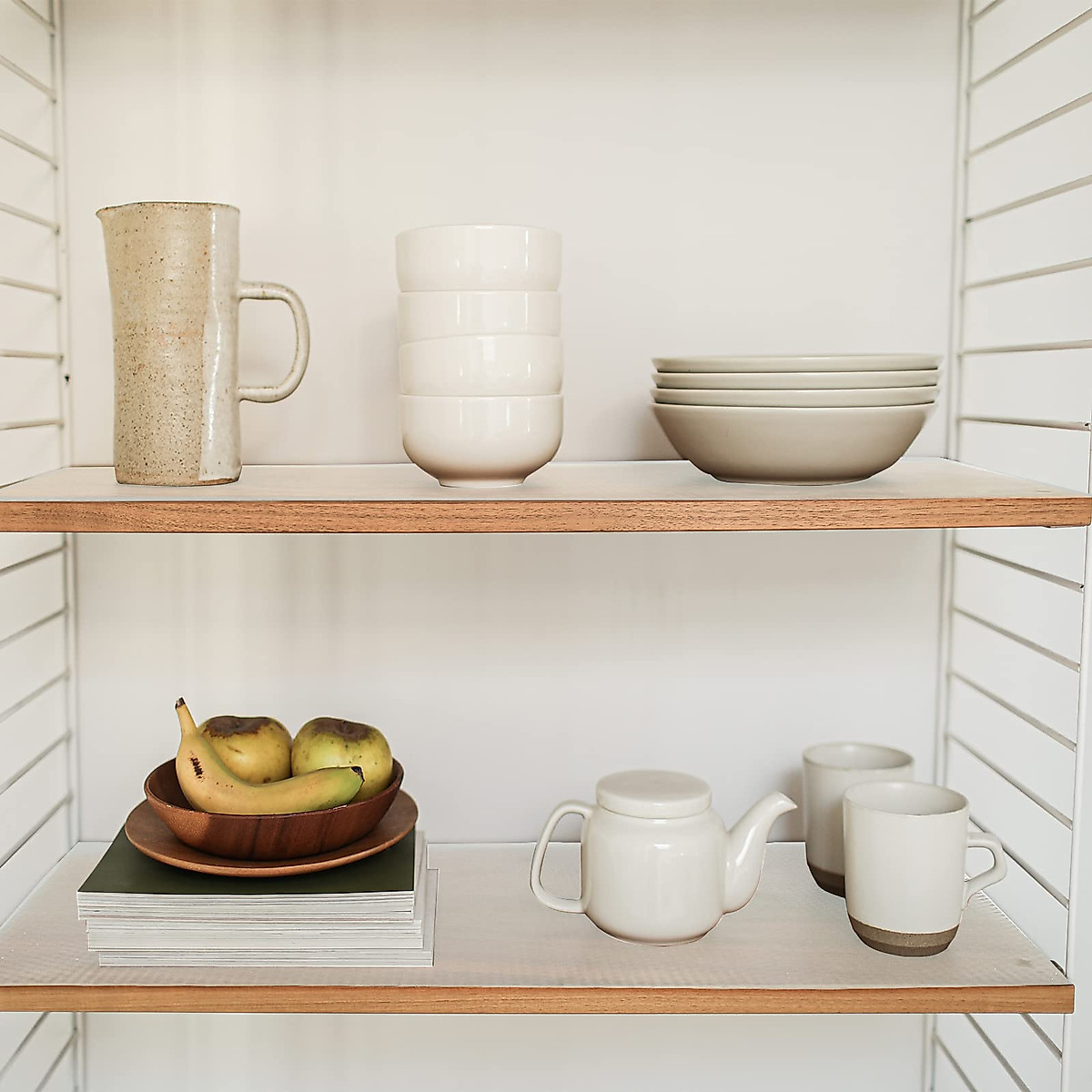 Refrigerator Liners,Drawer and Shelf Liner,Non-Slip Cabinet Liner,Non Adhesive Washable Mats Covers Pads for Kitchen Pantry Shelves Bathroom,Storage, Desks,Shoe Shelves, Under Sink (11.8 in x 16.4 FT)