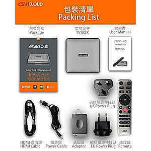 SVICLOUD 8P Android Mini Box 2022 4+64GB Smart AI Voice Remote Ultra HD 2.4/5.8G WiFi Chinese TV Certified Overseas Version