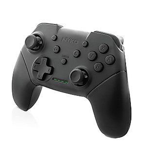 Nyko Wireless Core Controller for Nintendo Switch - Bluetooth Pro Controller Alternative with Turbo Programming, Ergonomic Design and Type C Charging Cable - Compatible w/ Android and PC (Black)
