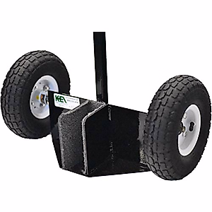 KEA DDC100 Door Dolly: Sturdy All Steel Upright Dolly with 10" Pneumatic Wheels