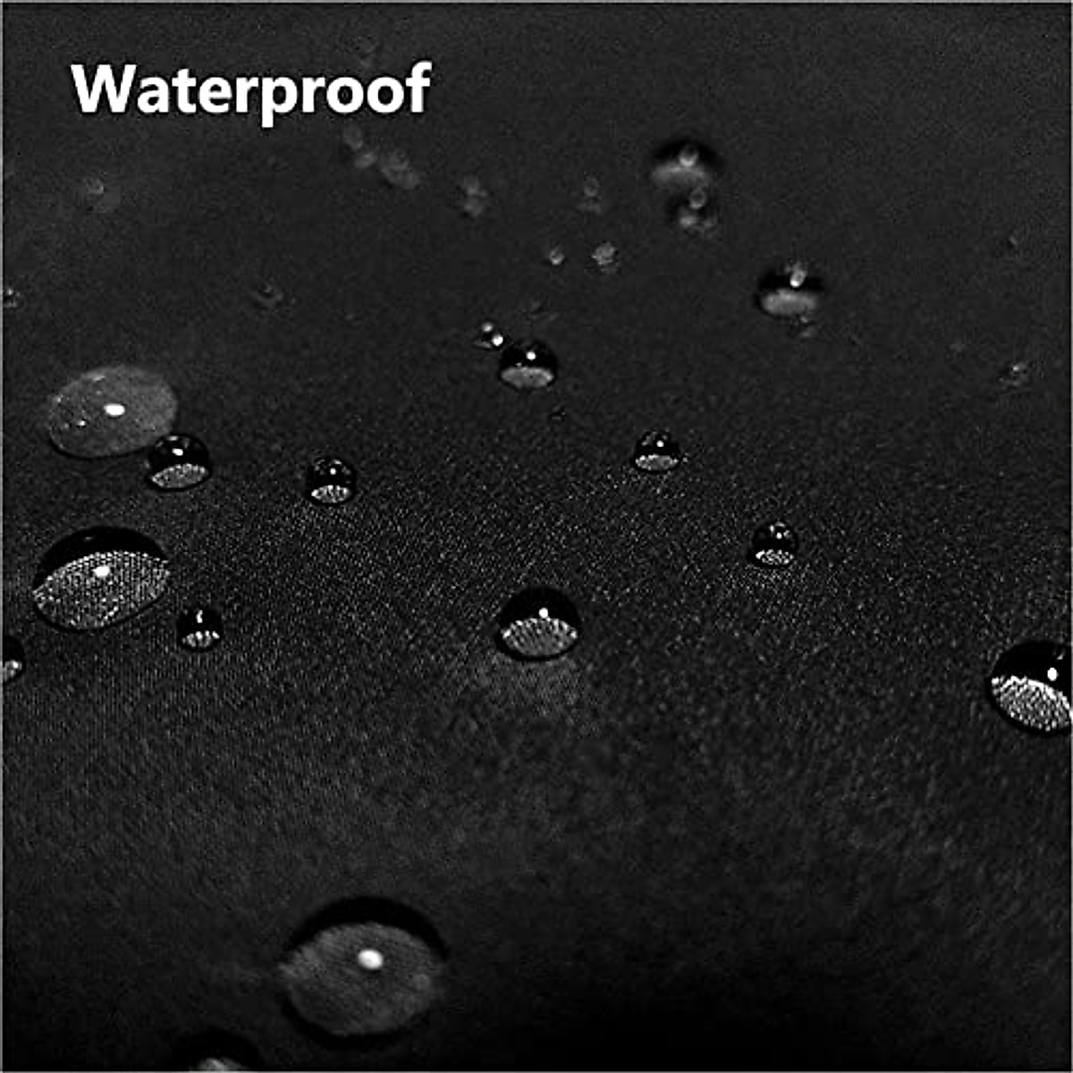 Waterproof Outdoor Bench Cushion, 51"x20", Swing Cushion Patio Furniture Cushions 3 Seater, for Garden Patio Furniture Lounger Bench (Black)