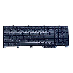 Laptop Keyboard Compatible with Dell Alienware 17 R5 P38E Area-51m A51m Gray US RGB Backlit