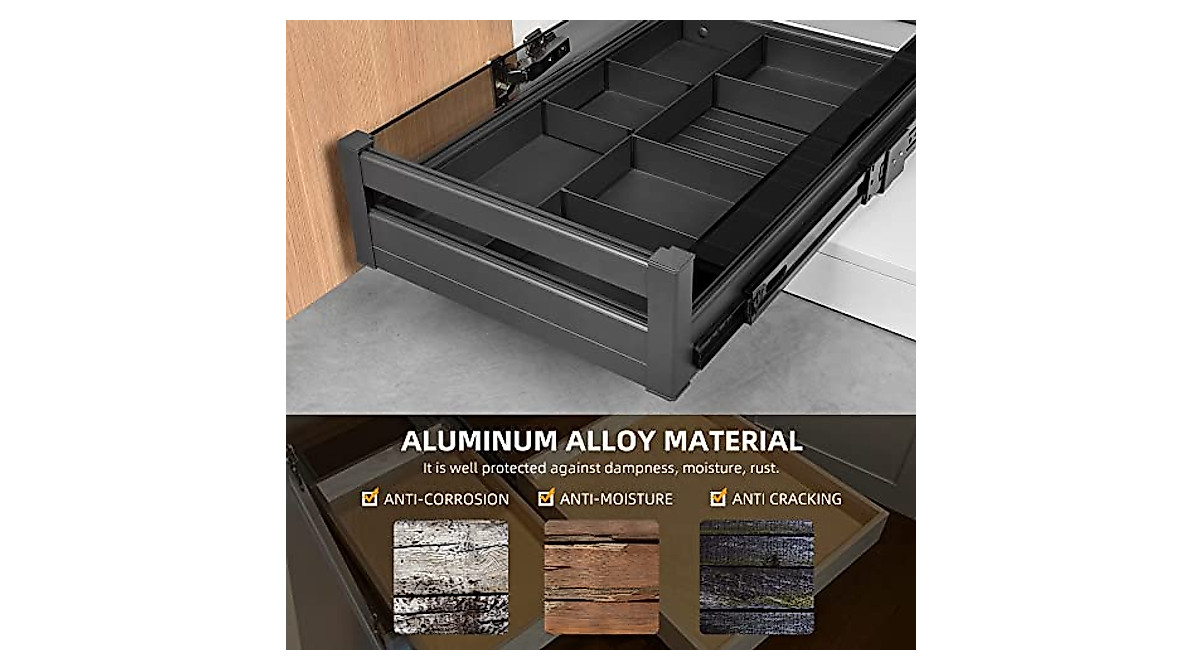 YOHOM Pull Out Kitchen Tray - Heavy Duty Organizer