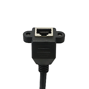 SinLoon RJ45 Ethernet Adapter Cable 90 Degree Upward Male to Famale Ethernet Switch Adapter Cable for CAT 5/CAT 6 LAN Ethernet Socket Connector Adapter Cat5 Cat6 Cable(Upward)
