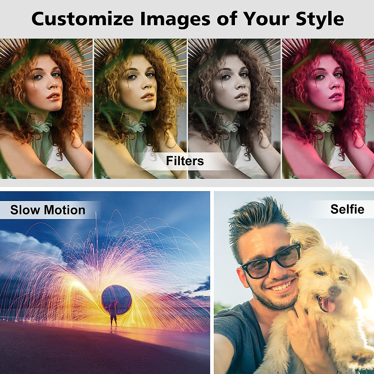 4K Digital Camera with Flash, 48MP Camera for Photography Teens Adults Autofocus Vlogging and YouTube Cameras with Flip Screen, Anti-Shake, 16X Digital Zoom, 32GB Card, Two Batteries, Lanyard