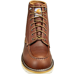 Carhartt mens 6 Inch Waterproof Wedge Steel Toe Work Boot, Tan, 10.5 US