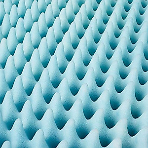 Slumber Solutions Highloft 4-inch Textured Gel Memory Foam Mattress Topper Twin