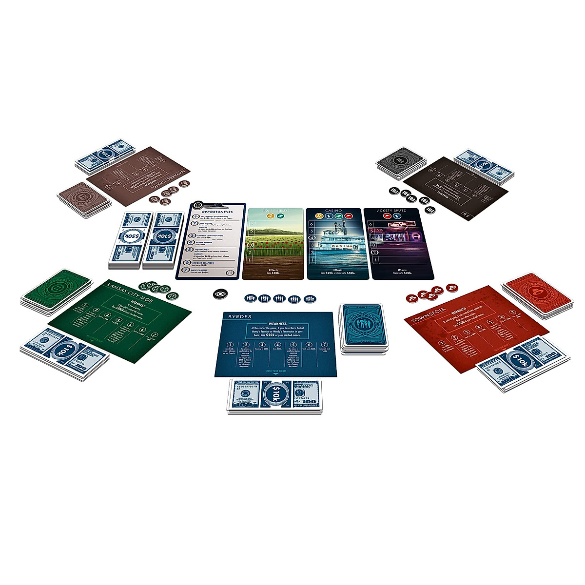 Mixlore Ozark The Board Game | Territory Control Strategy Game | Based on The Hit Netflix TV Series | Ages 16+ | 2-5 Players | Average Playtime 30 Minutes | Made by Mixlore