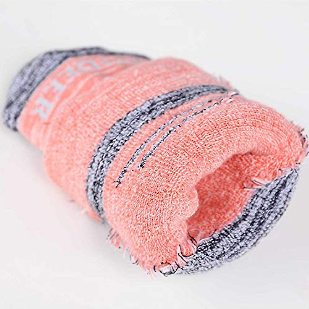 FEIDEER Hiking Socks Walking Socks For Women, 5 Pairs Outdoor Recreation Socks Moisture Wicking Crew Socks (Purple/Red/Pink/Orange/Blue)