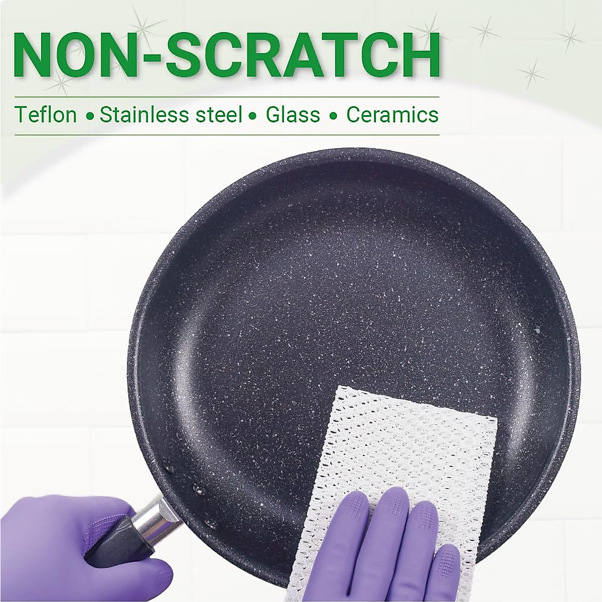 Olivia tree 5PCS Monotone Dish Washing Net Cloths, Dish mesh net,Scourer, Quick Dry, Perfect Scrubber for Washing Dishes 11 inch x11 inch Dish scubber