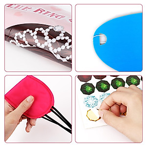 Hxezoc Pin The Ring On The Bride Game With 42 Pcs Rings Large Bridal Party Games Poster for Bridal Shower, Wedding Party, Birthday Party, Carnival Party Supplies