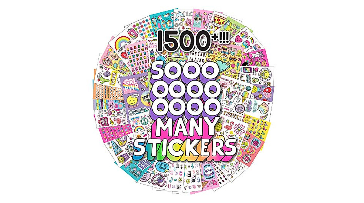 Just My Style 1500+ Stickers - Kawaii Y2K Sticker Book for Creatives