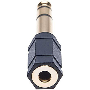 Insignia 1/4"-to-3.5mm Mini Headphone Jack Adapter - Black