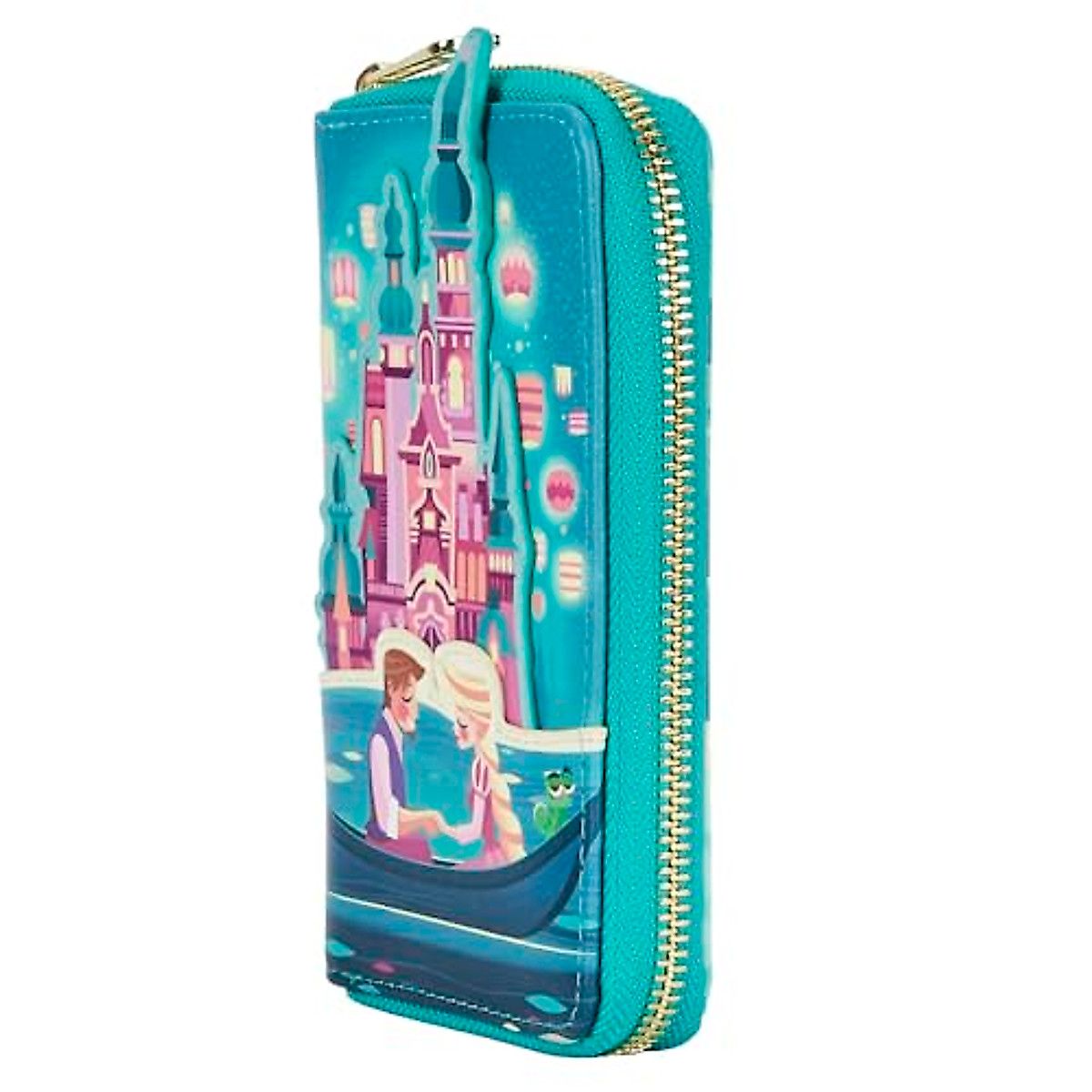Loungefly Disney Tangled Princess Castle Zip Around Wallet