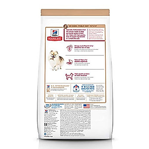 Hill's Science Diet Adult No Corn, Wheat or Soy Small Bites Dry Dog Food, Chicken Recipe, 4 lb. Bag