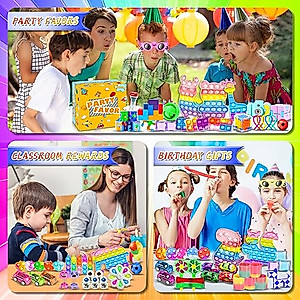 RALLYPANDA 1000+Halloween Party Favors for Kids Fidget Toys Pack Bulk Prize Box Treasure Box Goodie Bag Stuffers Carnival Prizes Classroom Rewards Pinata Fillers