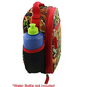 Lego Jurassic World Dinosaurs Boys Soft Insulated School Lunch Box (One Size, Lego Jurassic)