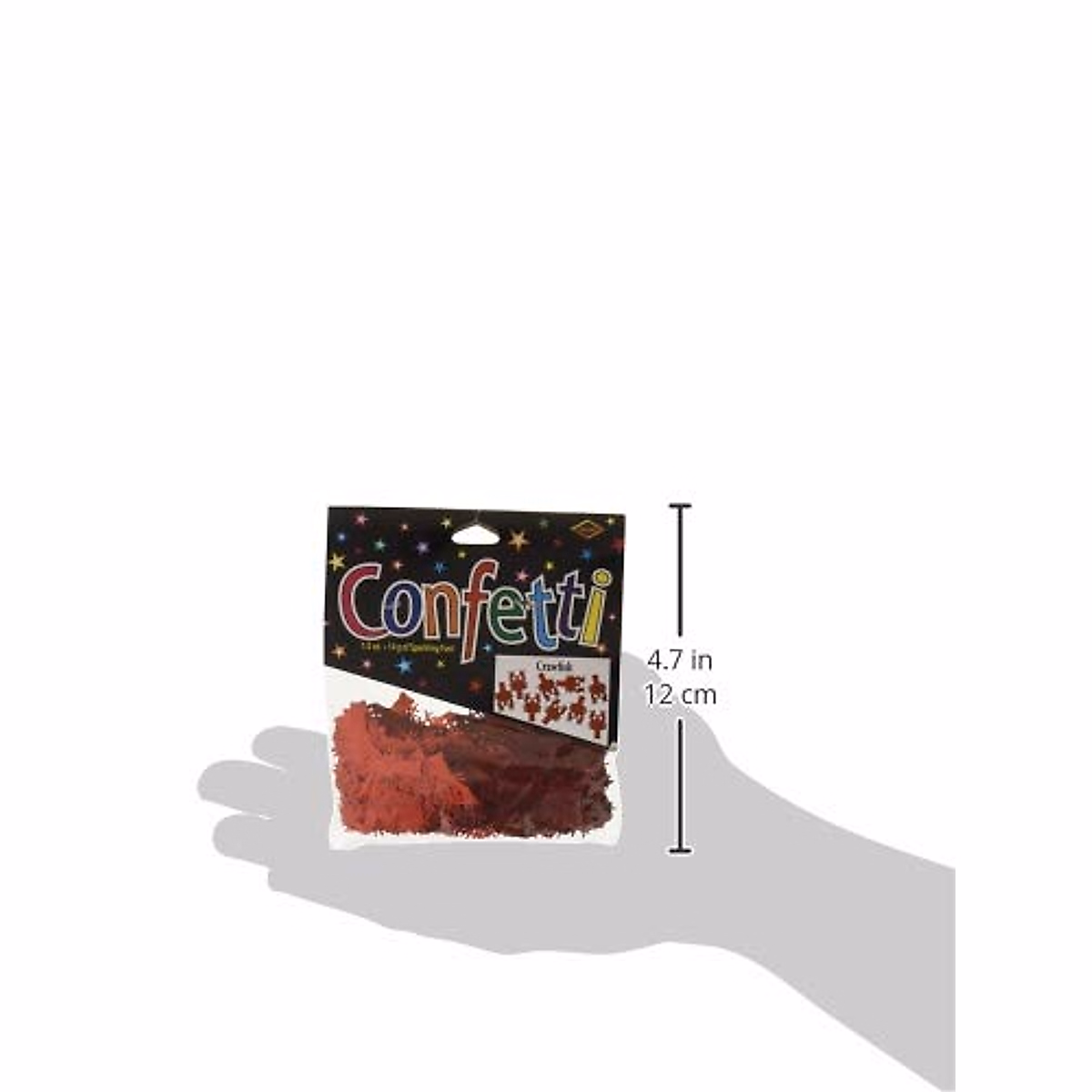 Beistle CN305 Crawfish Confetti, 1/2-Ounce