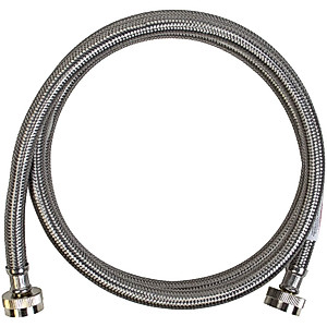 Certified Appliance Accessories STMKIT3 Braided Stainless Steel Steam Dryer Installation Kit, 6ft
