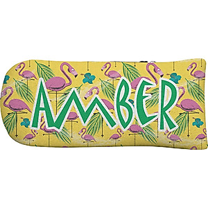 Personalized Pink Flamingo Blade Putter Cover