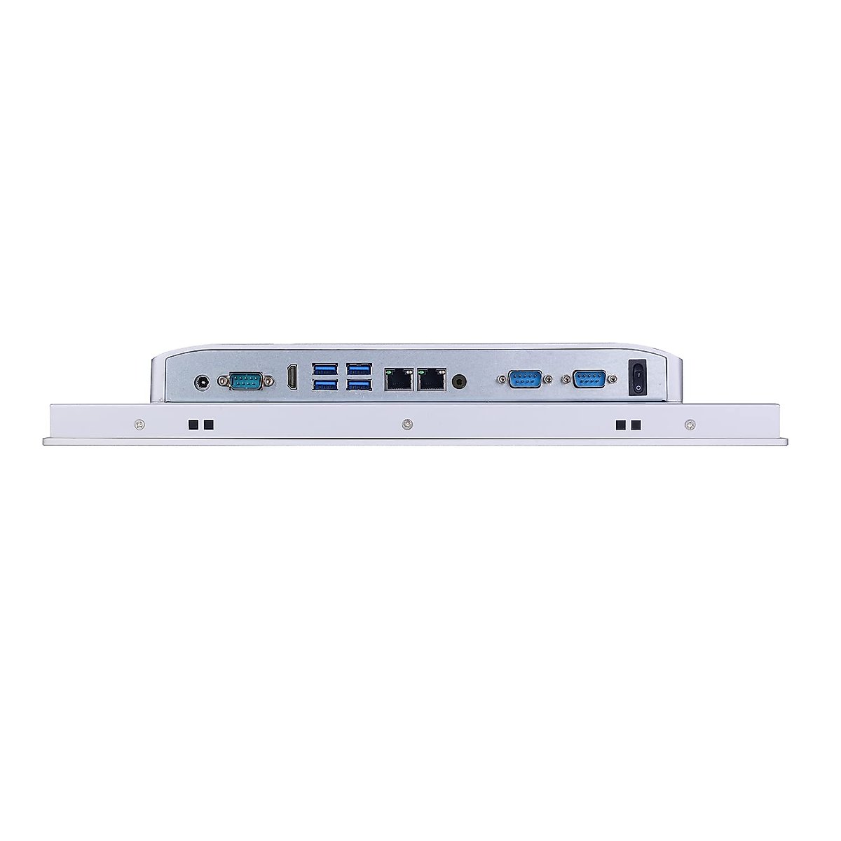 HUNSN 15.6 Inch TFT LED IP65 Industrial Panel PC, 10-Point Projected Capacitive Touch Screen, Intel J6412, Windows 11 Pro or Linux Ubuntu, PW26, HDMI, 2 x LAN, 3 x COM, 16G RAM, 128G SSD
