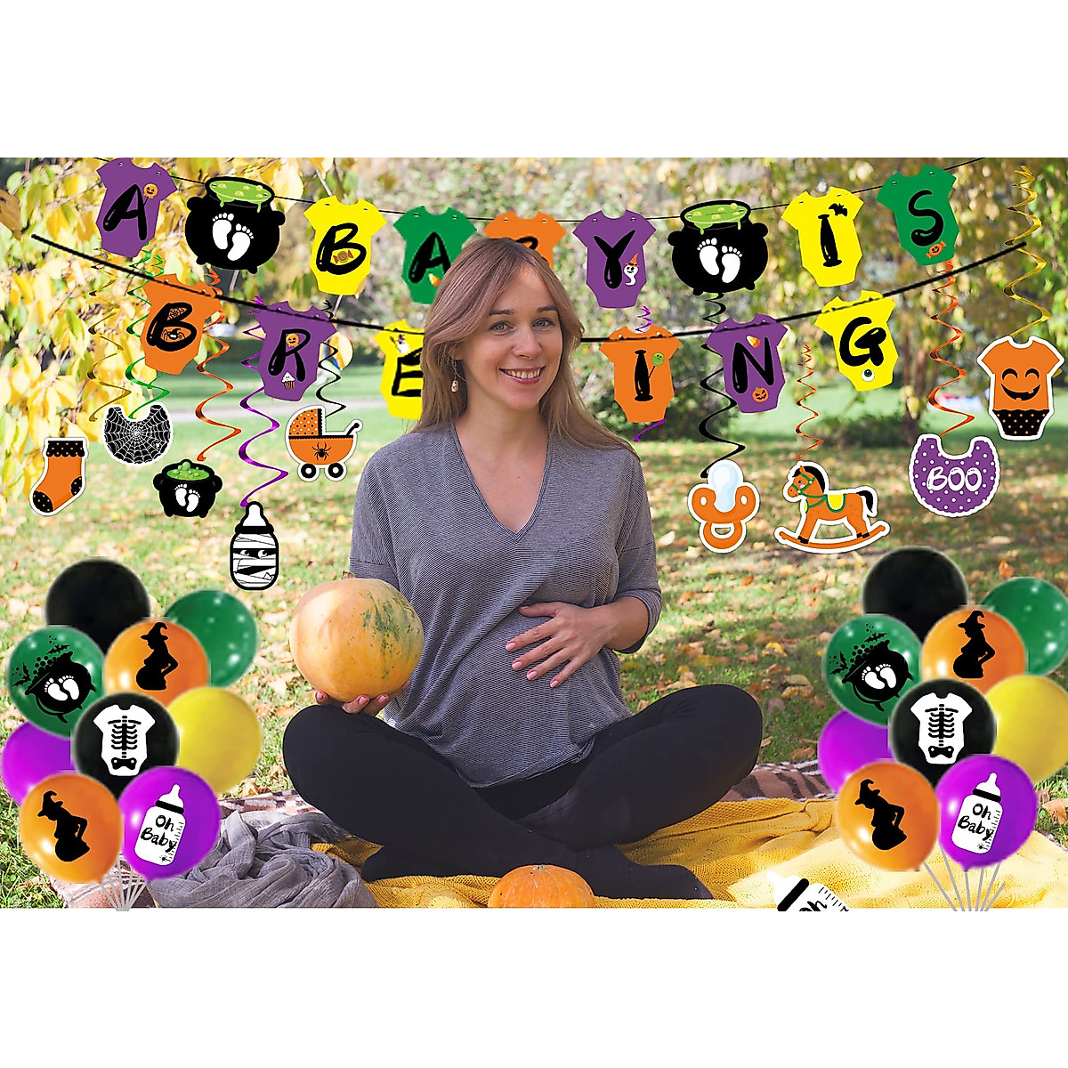 MISS FANTASY Hocus Pocus Decorations for Halloween Party Supplies