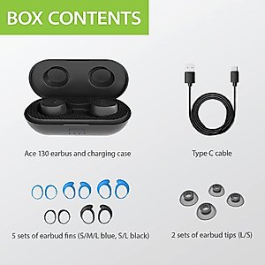 Avantree Ace Bluetooth 5.2 True Wireless Earbuds with aptX Adaptive Audio, App Function, Noise Isolating, 4 Clear Voice Capture Microphones, Volume Control, 36H Earphones, Secure Fit Earfin