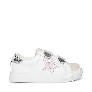 Steve Madden Girl's Rezume (Toddler/Little Kid) White Multi 11 Little Kid M