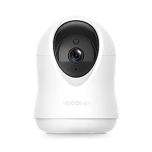 VOCOlinc Indoor Security Camera, 1080P Camera, Camera for Home Security/Baby Monitor/Pets, Pan/Tilt IP Camera with Night Vision, 2-Way Audio, Works with Apple Home HomeKit ONLY