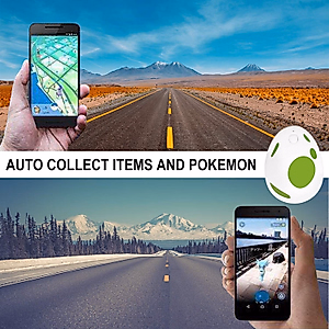 Pocket Egg Auto Catch for Go Plus Accessory, 20m Range Long Distance Wireless Bluetooth for Android & iPhone, Long Standby Time (Green)