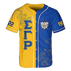 Custom Sorority Jerseys Baseball, Pre.tty Poodle sg.rho Baseball Jersey, 19.22 Sigma Gam.ma Jersey, Rhoyal Jersey