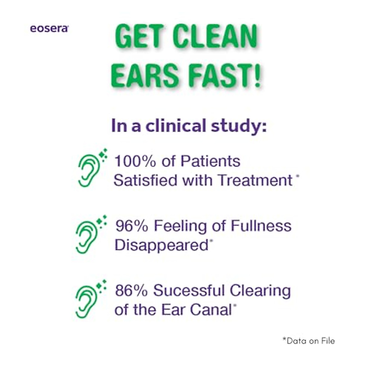 EOSERA Ear Wax MD Kit - Fast-Acting Ear Wax Removal Drops | Breaks Down & Dissolves Wax in Just 1 Treatment | Clinically Proven | Gentle & Safe | Includes Rinsing Bulb | 15mL