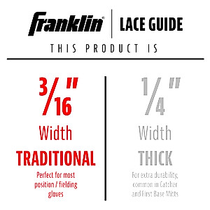 Franklin Sports MLB Dr. Glove Deluxe Lacing Kit Natural, 4 ft. Rawhide Lacing